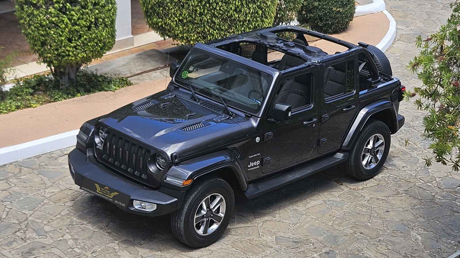 Jeep Sahara 4 Door Convertible - Rent this classic off roader Marbella ...