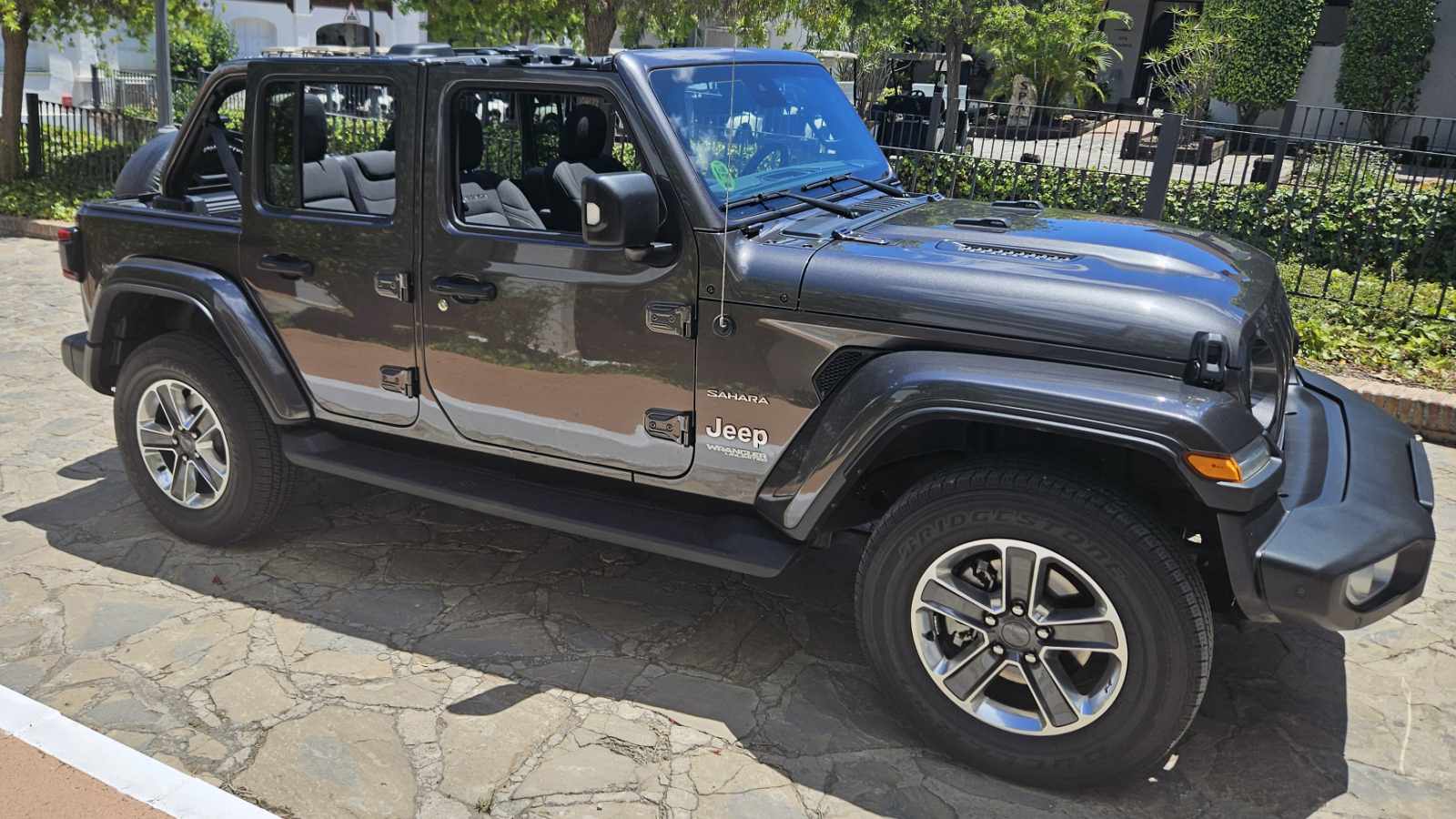 Jeep Sahara 4 Door Convertible - Rent this classic off roader Marbella ...